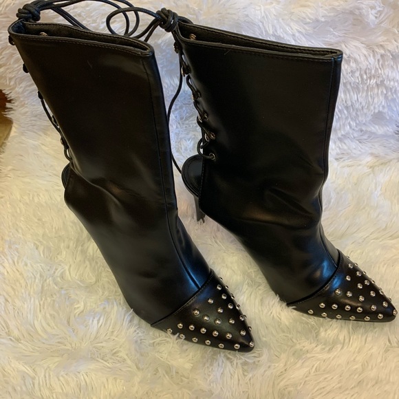 Mackin J | Shoes | Mackin J Black Back Out Booties | Poshmark